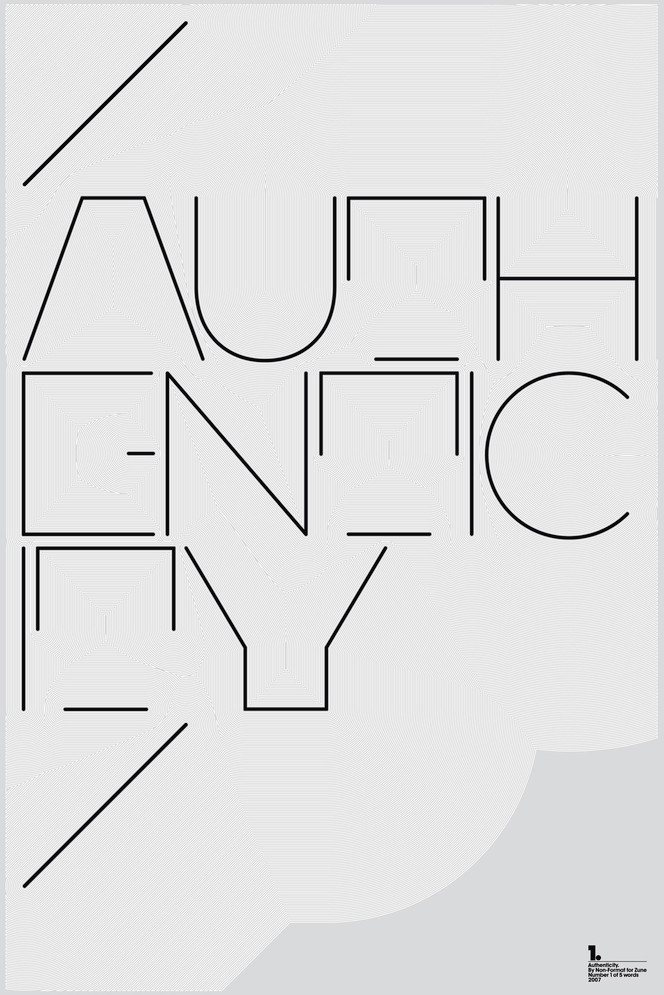 Non-Format - typo/graphic posters