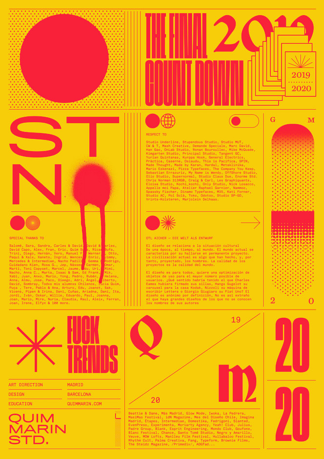 quim marin - typo/graphic posters