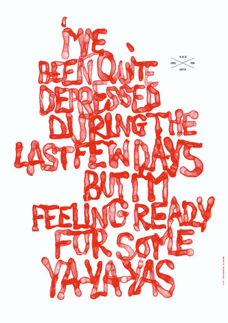 côme de bouchony - typo/graphic posters