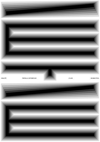 “Dachs”, 2022, by sam steiner, lea huser - typo/graphic posters